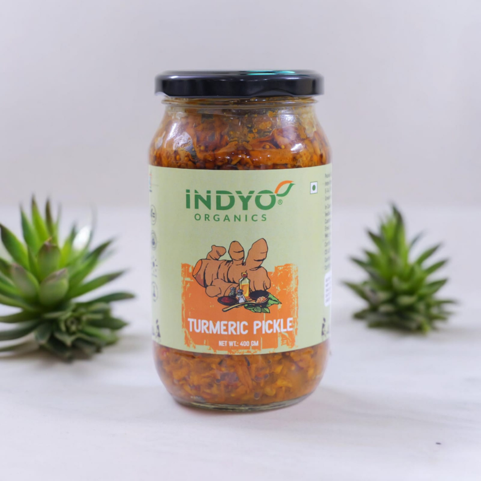 Turmeric Pickle 400 Gm – INDYO ORGANIC PRIVATE LIMITED